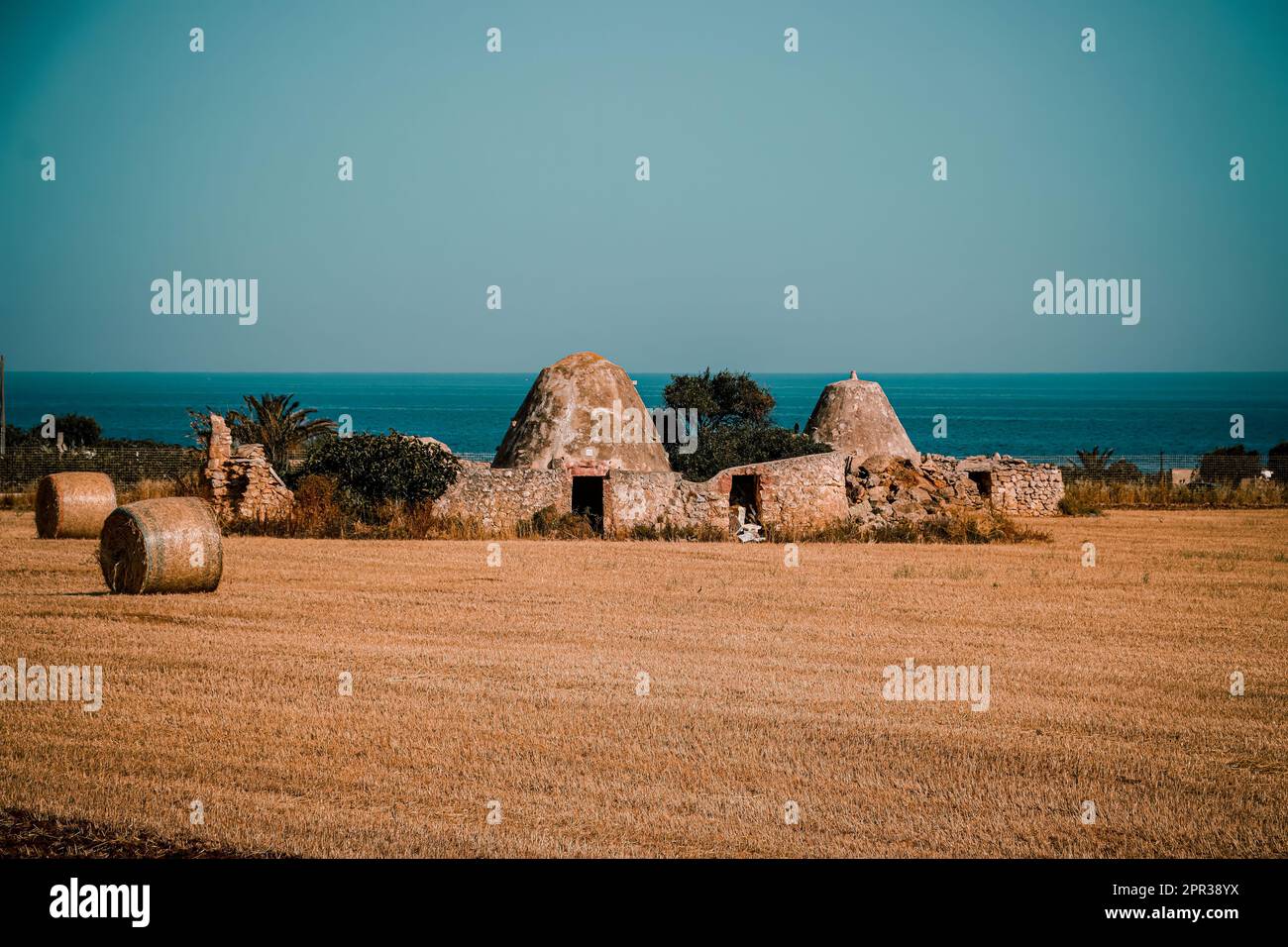 COAST OF THE TRULLI - RIPAGNOLA, POLIGNANO A MARE, PUGLIA, ITALY Stock ...
