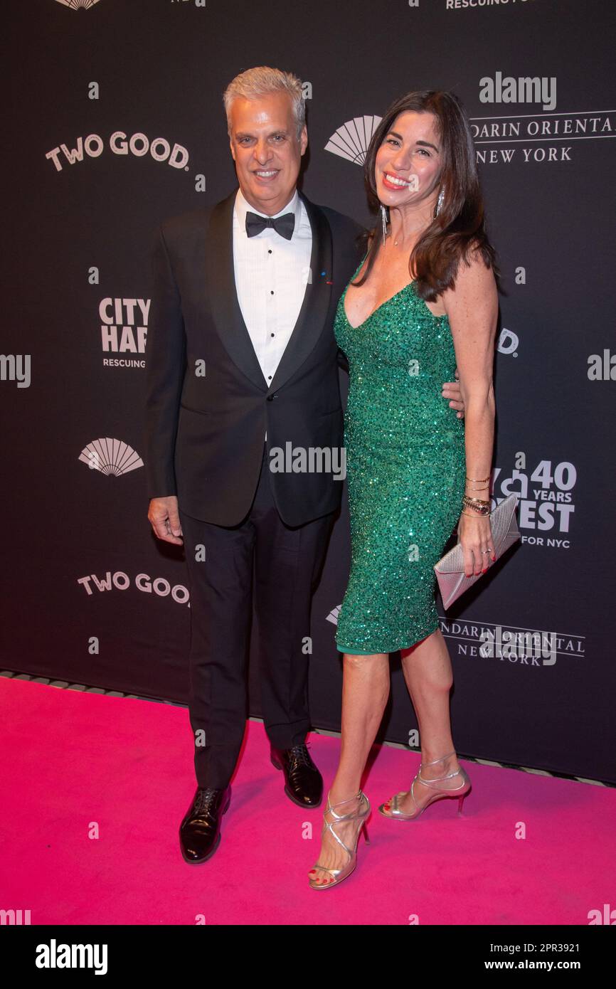 New York, United States. 25th Apr, 2023. Eric Ripert and Sandra Ripert ...