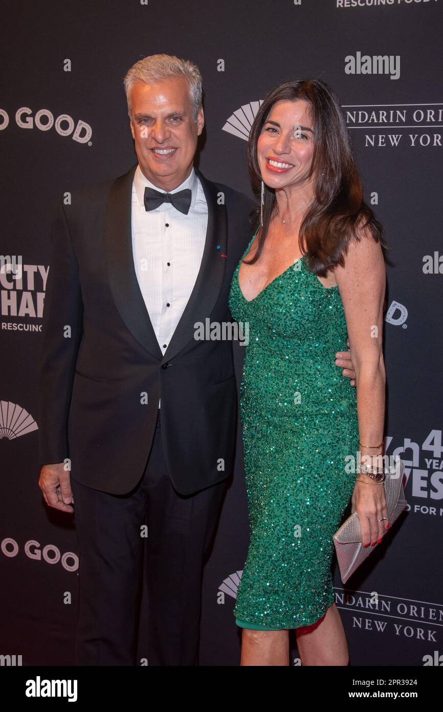 New York, United States. 25th Apr, 2023. Eric Ripert and Sandra Ripert ...