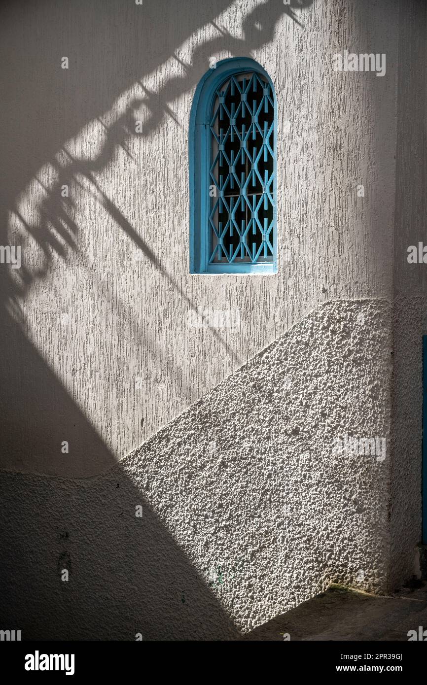 Sunlit window in the medina of Tangier Stock Photo - Alamy