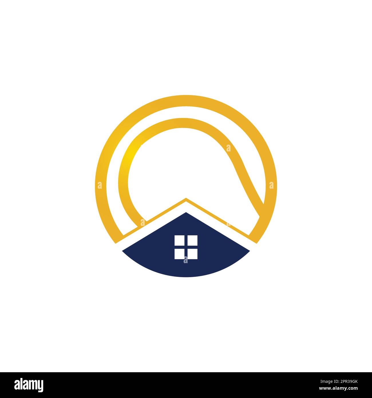 Tennis home vector logo design. Tennis place vector logo concept Stock ...