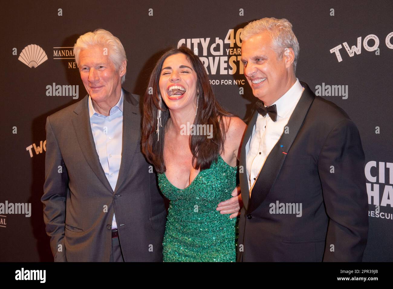 New York, United States. 25th Apr, 2023. Richard Gere, Sandra Ripert ...