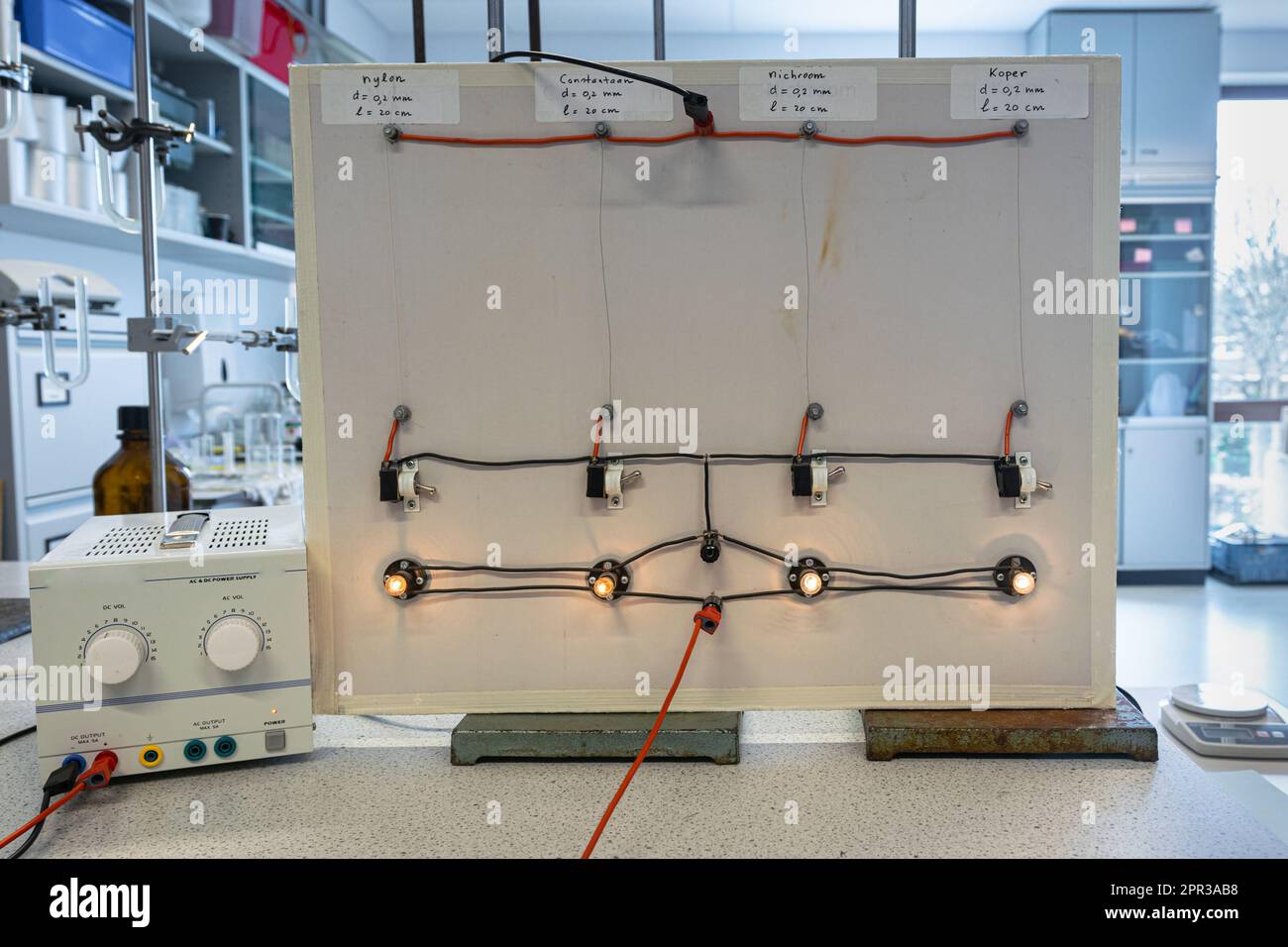 Board with electrical circuit Stock Photo - Alamy