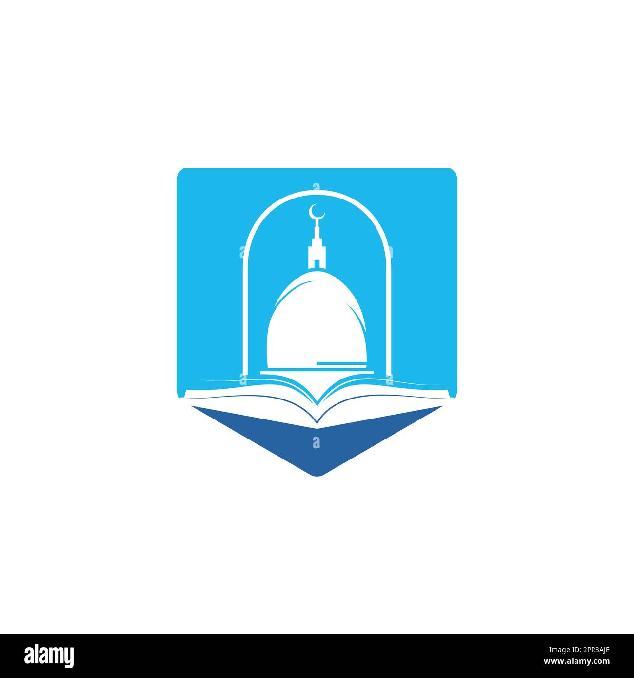 Islamic school vector logo design. Muslim learning logo template Stock ...