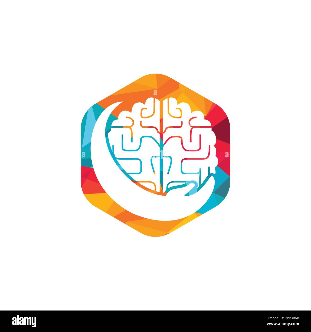 Brain care vector logo design. Smart care logo design concept Stock ...