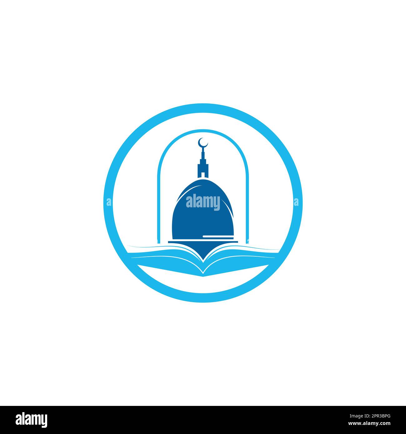 Islamic school vector logo design. Muslim learning logo template Stock ...