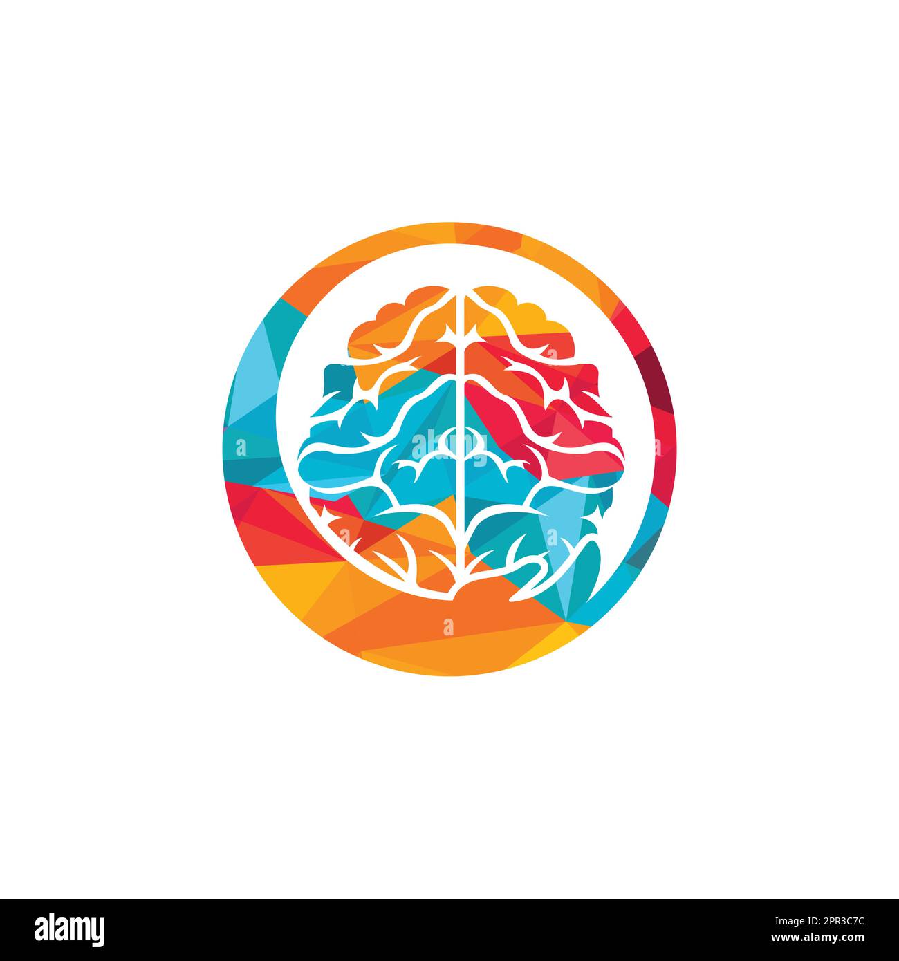 Brain care vector logo design. Smart care logo design concept Stock ...