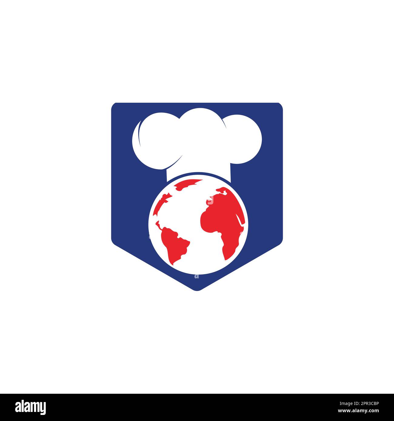 Global chef vector logo design. Cooking planet vector logo design ...