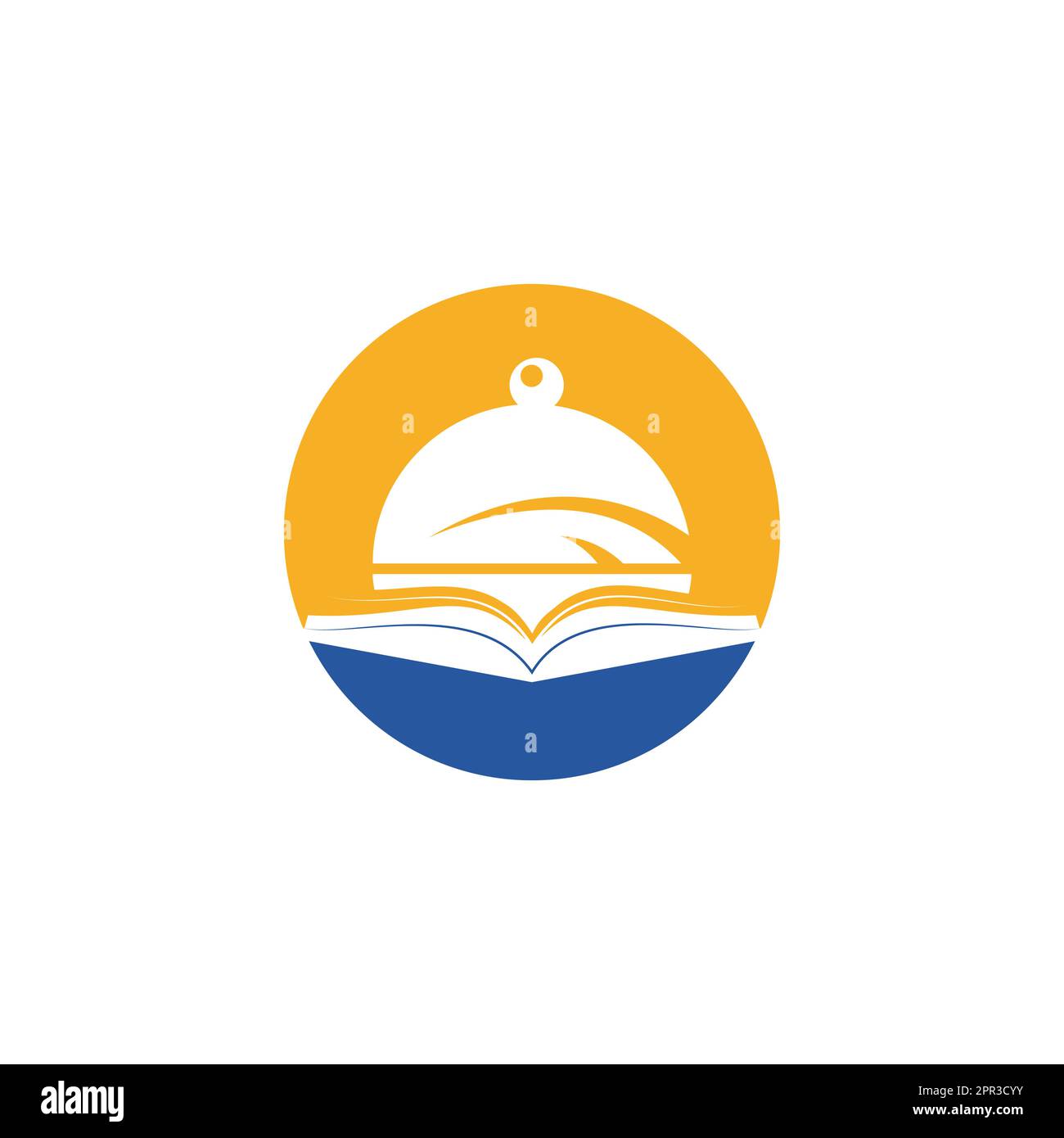 Food education vector logo design. Cooking food nutrition study ...