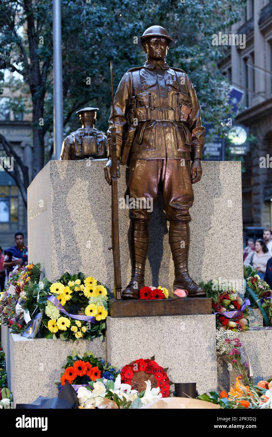 Sydney, Australia. 25th Apr, 2023. A general view of the Cenotaph ...