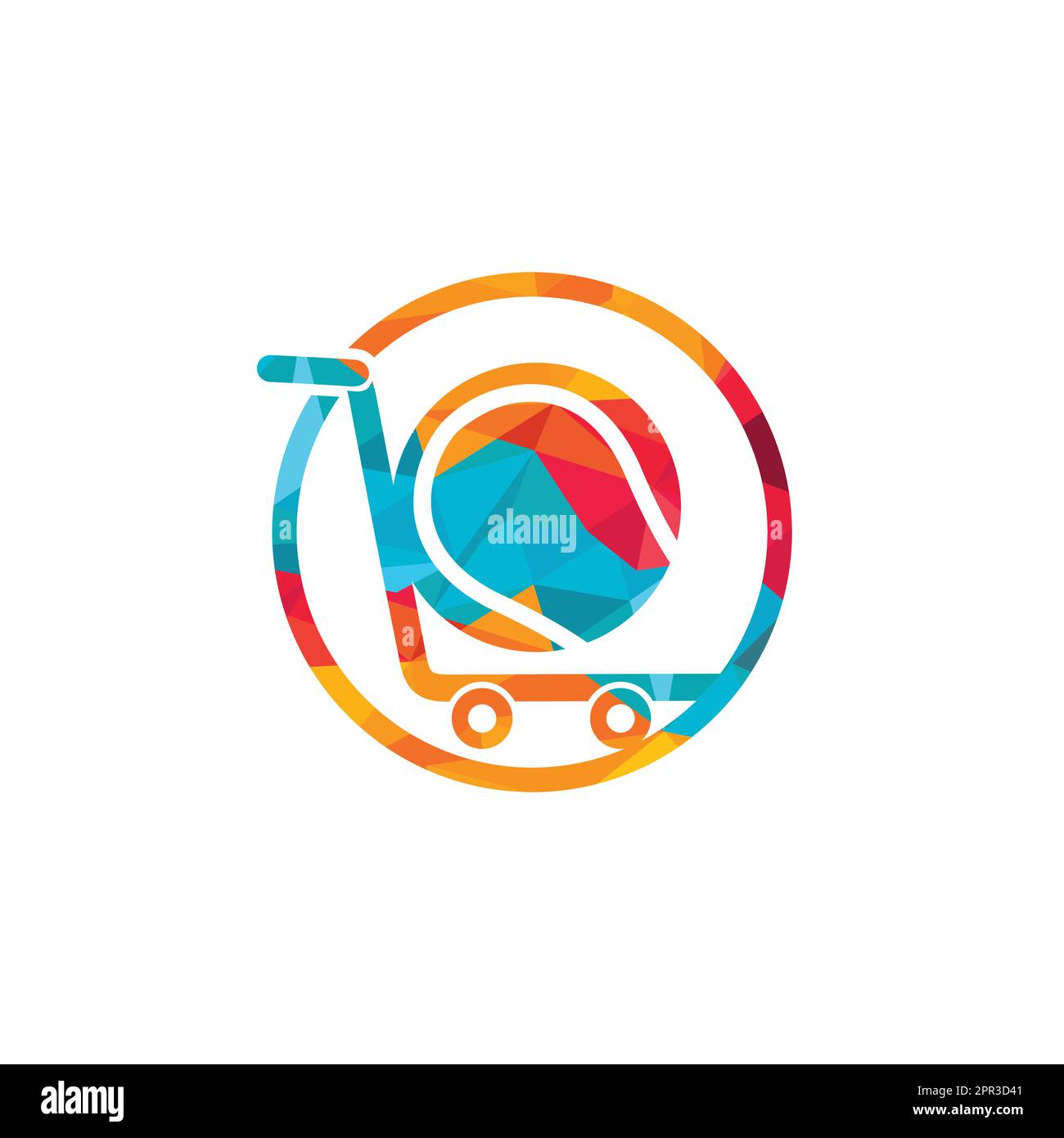 Tennis ball and trolley logo design. Tennis shopping logo design ...