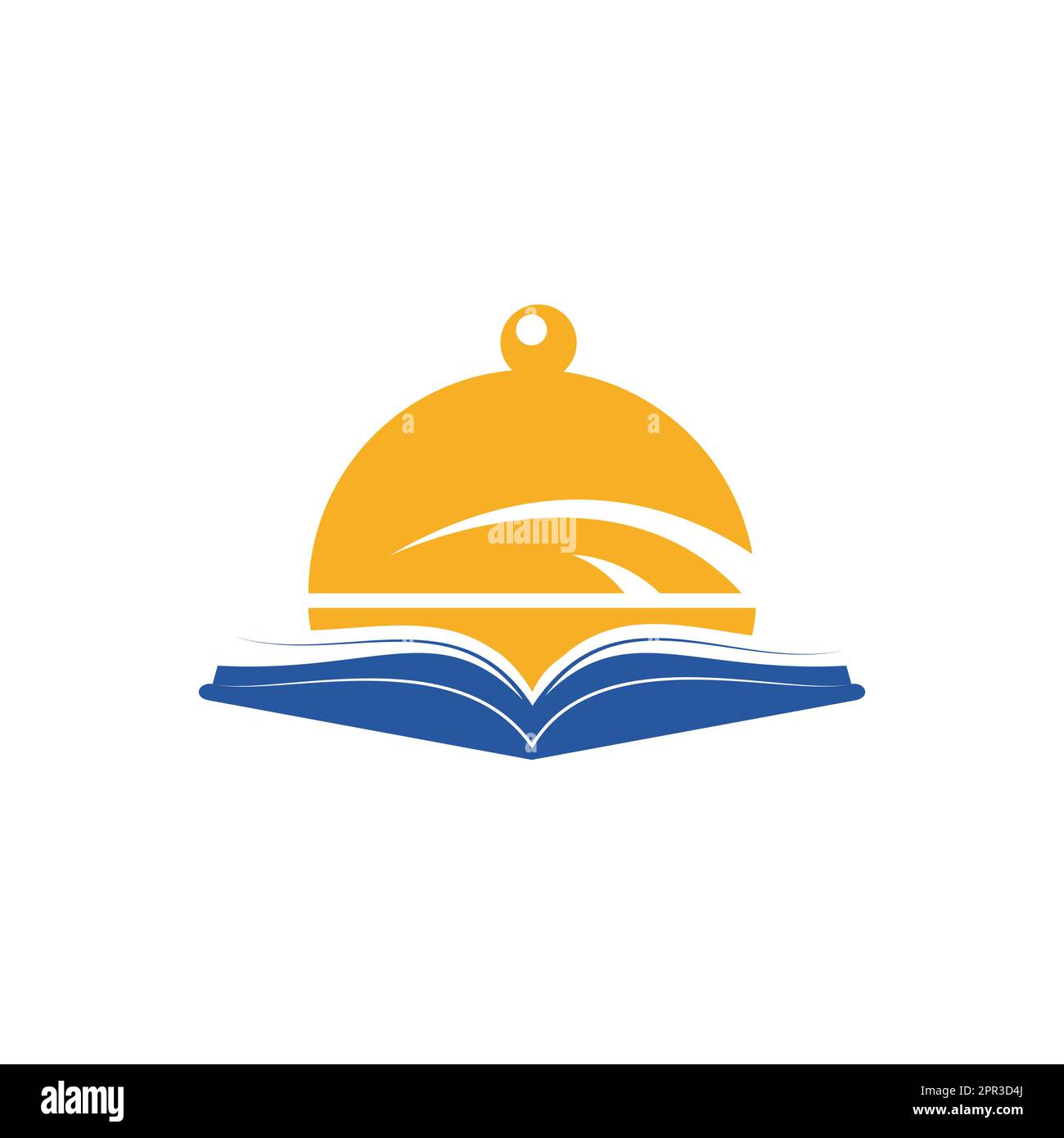 Food education vector logo design. Cooking food nutrition study ...