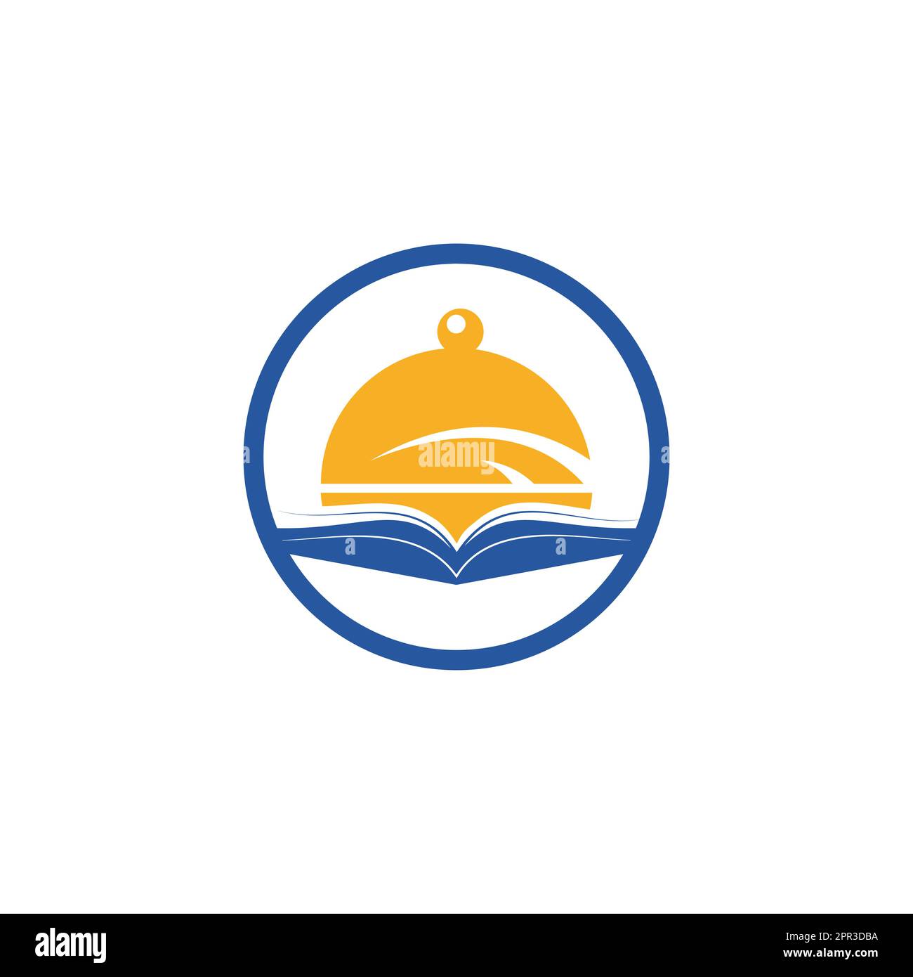 Food education vector logo design. Cooking food nutrition study ...