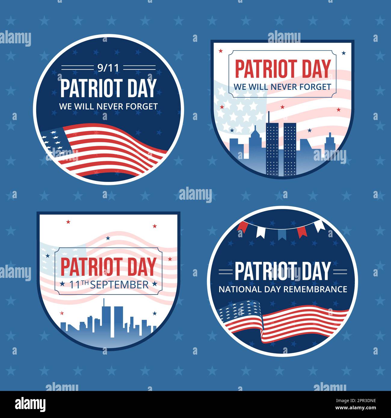 Patriot day usa celebration Stock Vector Images - Alamy