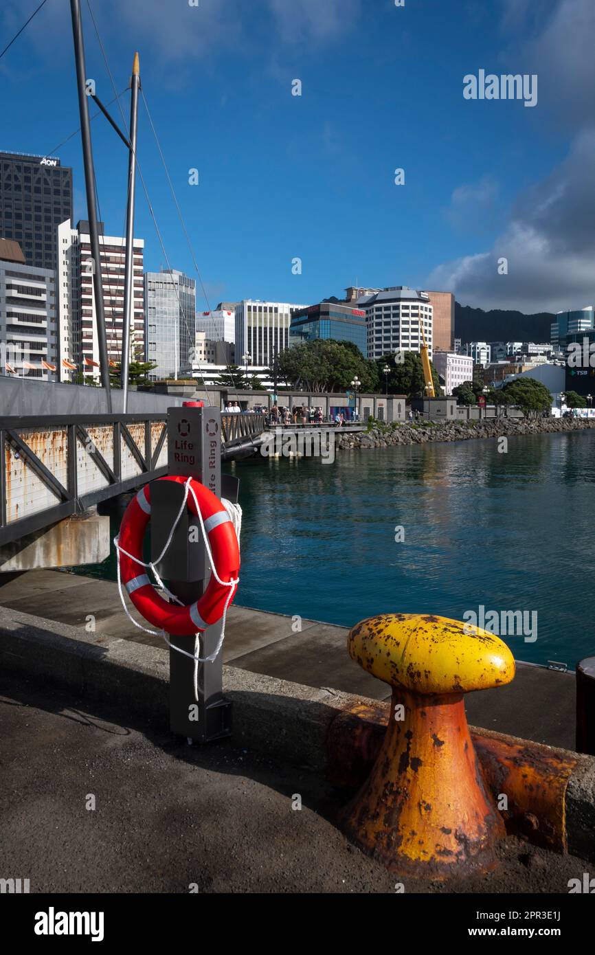 Wellington waterfront, North Island, New Zealand Stock Photo - Alamy