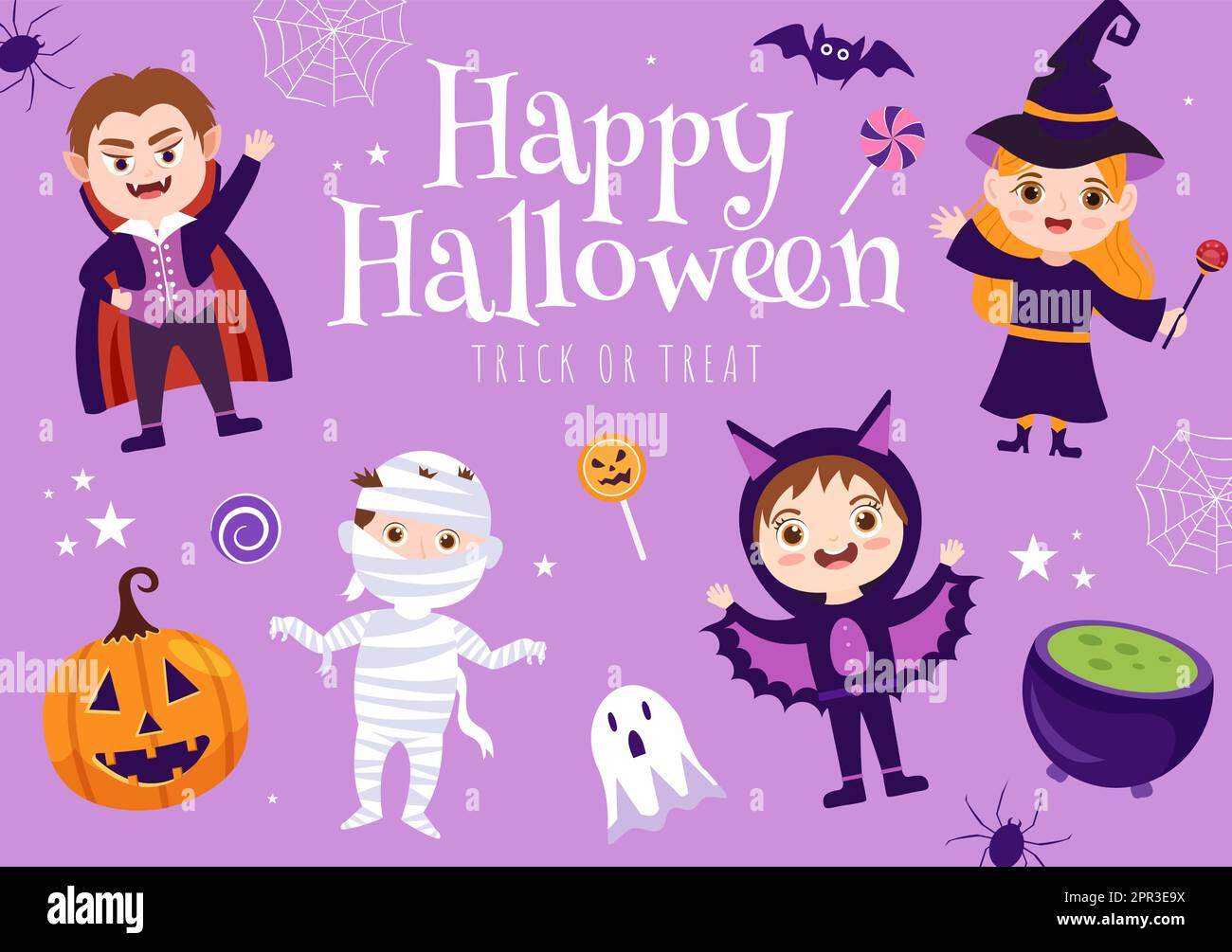 Kids Happy Halloween Clipart