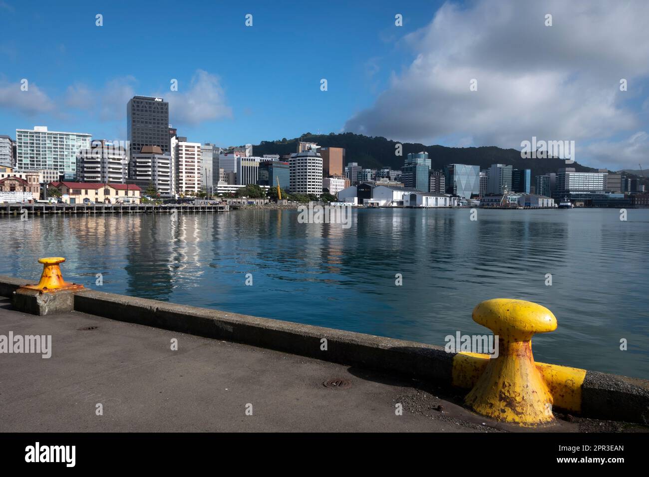 Wellington waterfront, North Island, New Zealand Stock Photo - Alamy
