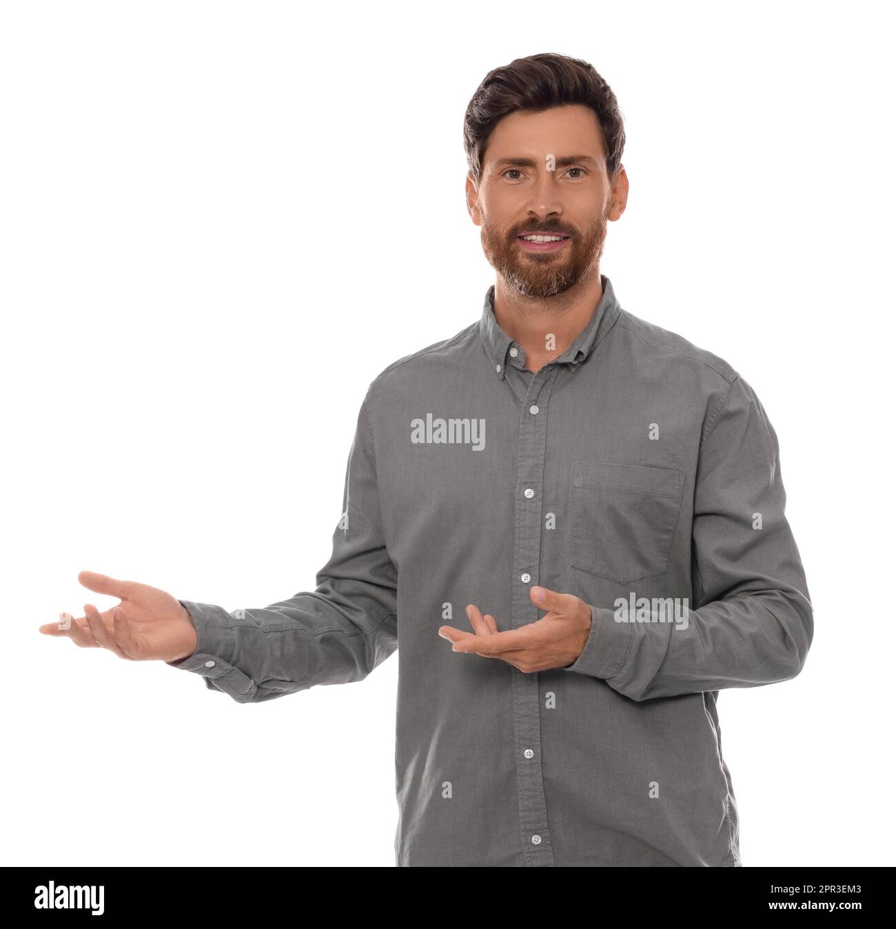 Male weather forecaster hi-res stock photography and images - Alamy