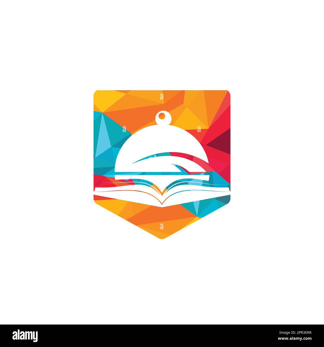 Food education vector logo design. Cooking food nutrition study ...