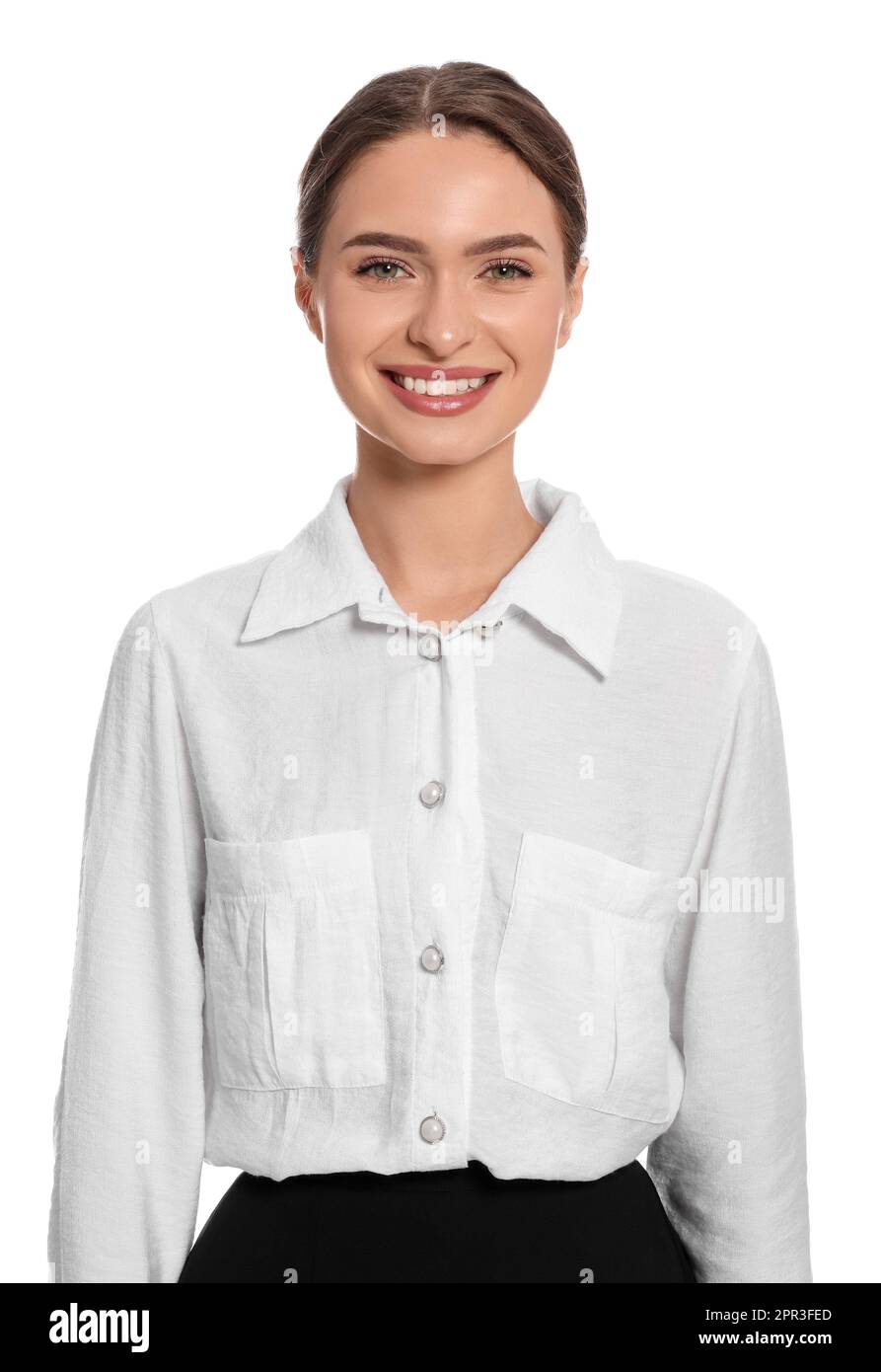 Hostess in uniform hi-res stock photography and images - Alamy
