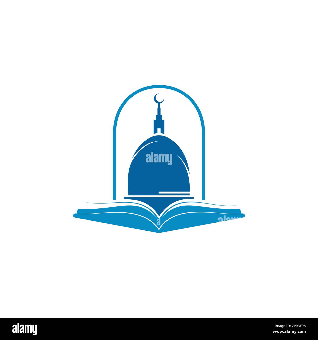 Islamic school vector logo design. Muslim learning logo template Stock ...