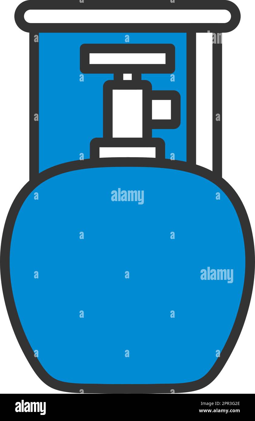 Icon Of Camping Gas Container Stock Vector Image & Art - Alamy
