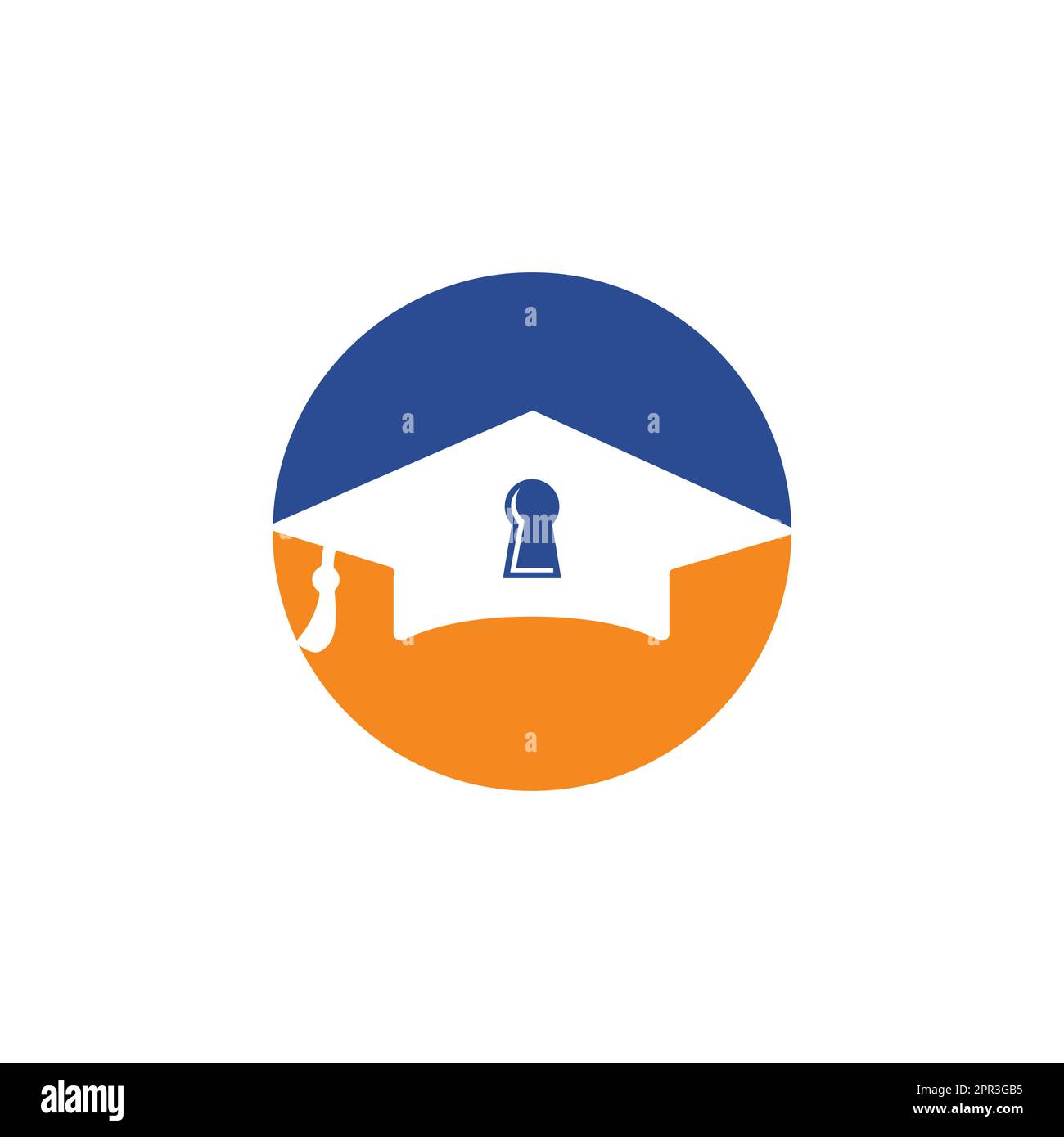 Education security logo design concept. Illustration of a key padlock ...