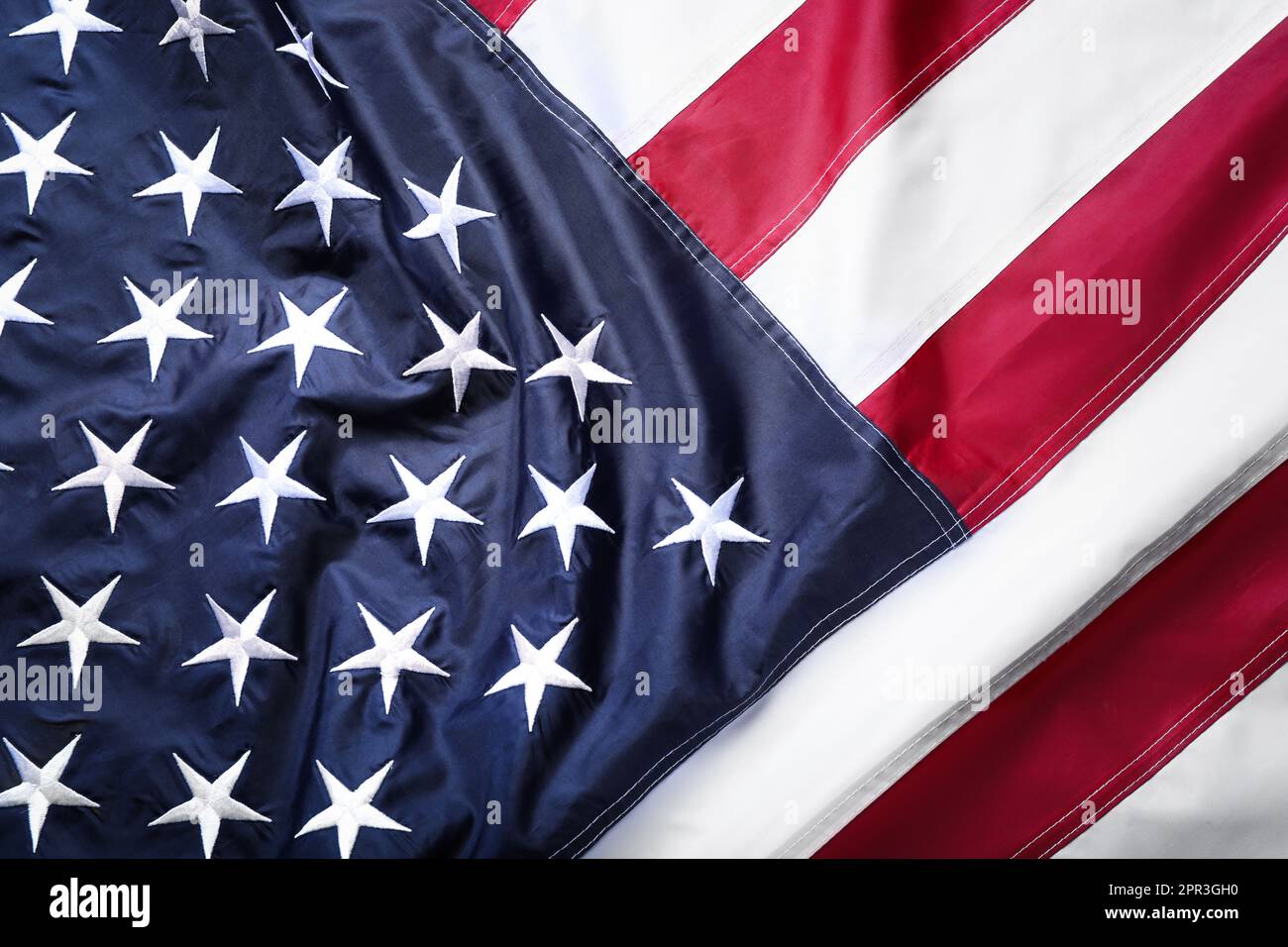 National flag of America as background, top view Stock Photo - Alamy