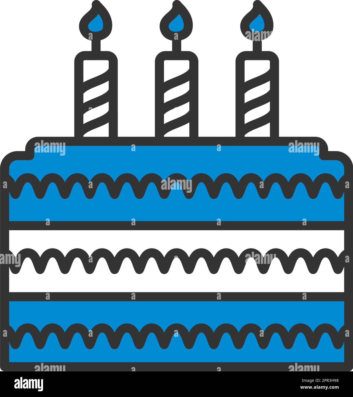 Party Cake Icon Stock Vector Image & Art - Alamy