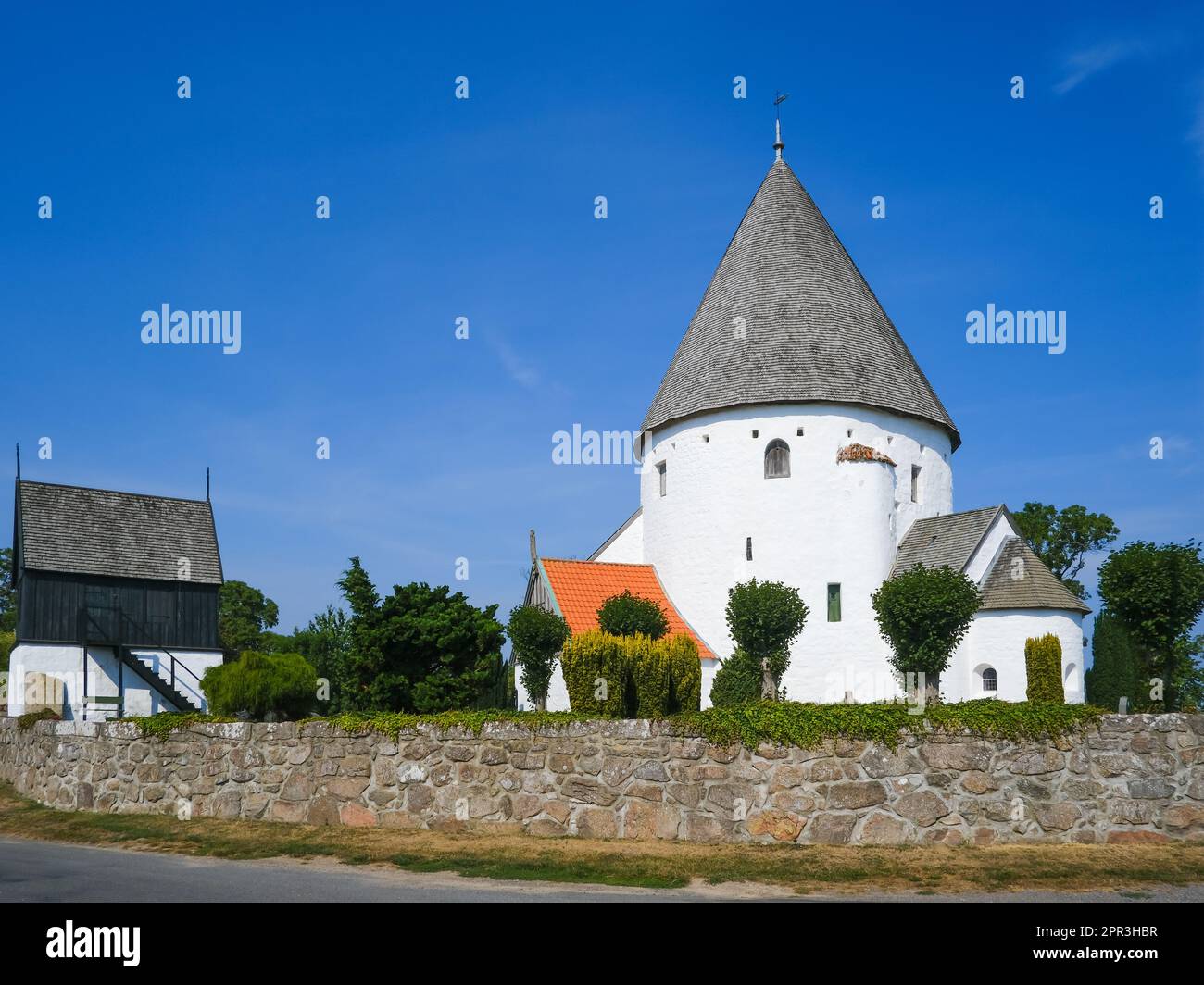 Sankt Ols Kirke, in English Saint Olaf's Church, in the village of ...