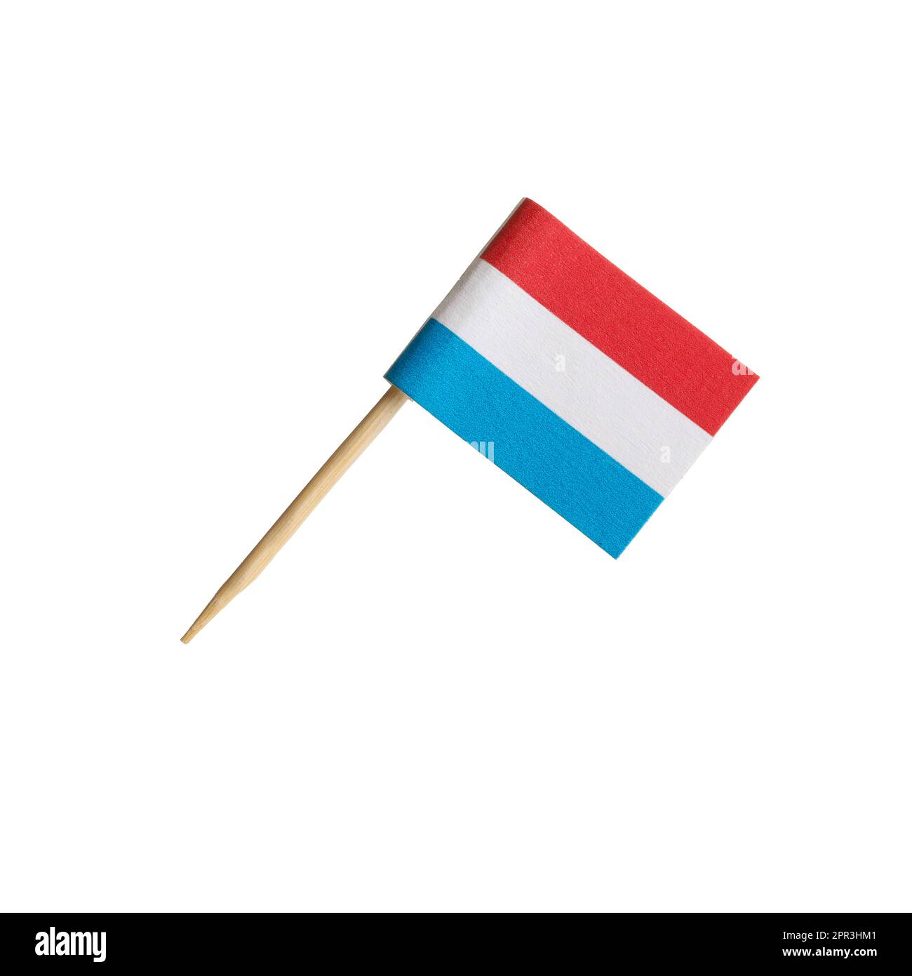 Small paper flag of Netherlands isolated on white Stock Photo - Alamy