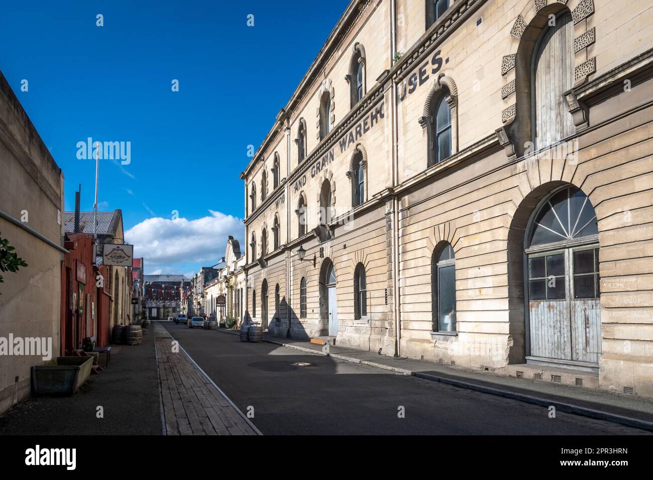 Warehouses and commercial buildings, Harbour Street, Oamaru, North ...