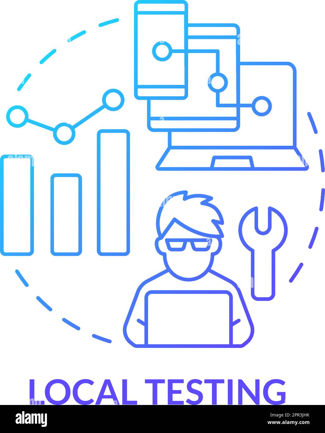 Try circle logo hi-res stock photography and images - Alamy