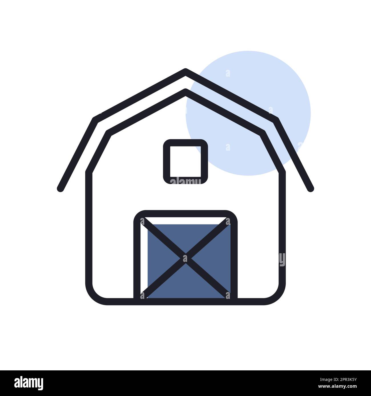 Farm barn vector icon. Farm animal sign Stock Vector Image & Art - Alamy