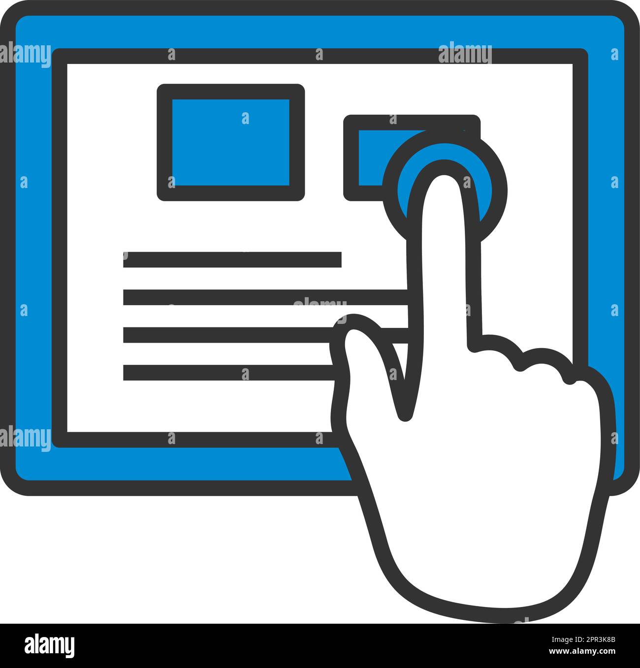 Tablet pad icon outline Stock Vector Images - Alamy