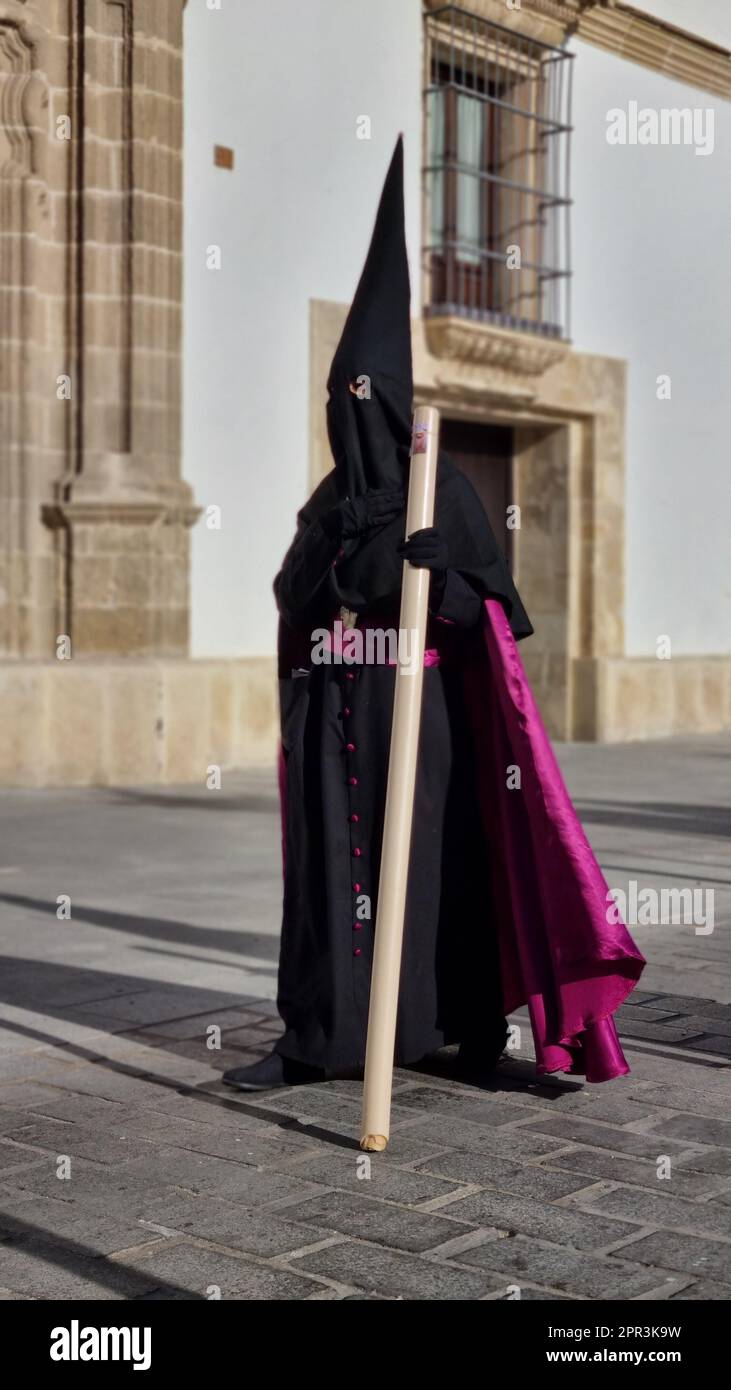 The Holy Week before Easter in Spain. Semana Santa, the procession in ...