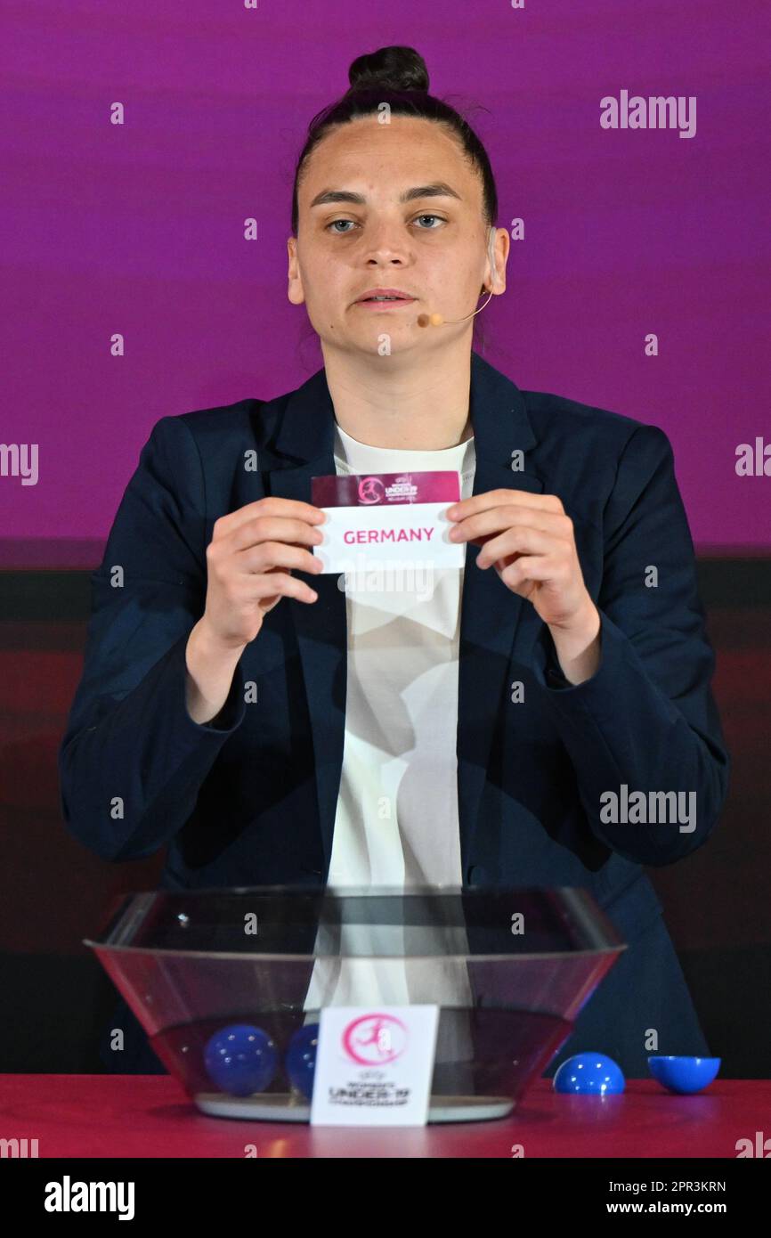 Tubize, Belgium - April 26 : Nicky Evrard , Ambassador & Belgian Red ...