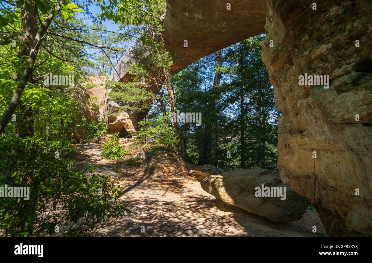 Red River Gorge Geological Area in Kentucky Stock Photo - Alamy