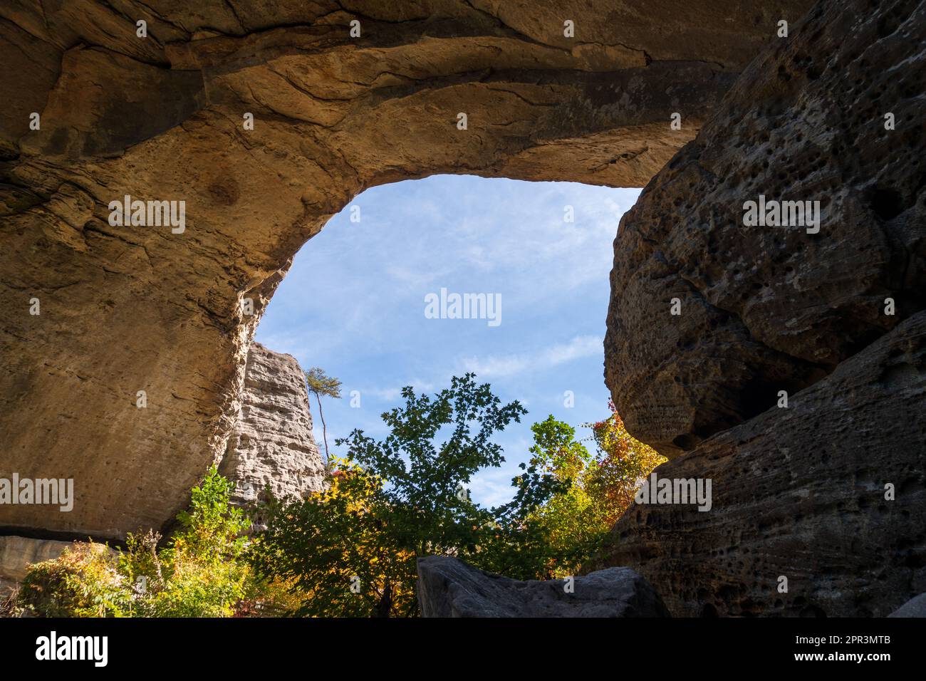 Natural Scenic Rock in Daniel Boone National Forest Stock Photo - Alamy