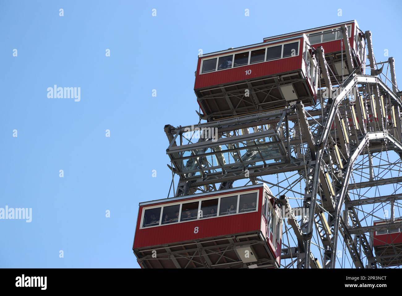 The Wiener Riesenrad Ferris Wheel, Prater ,Vienna, Austria, Europe ...