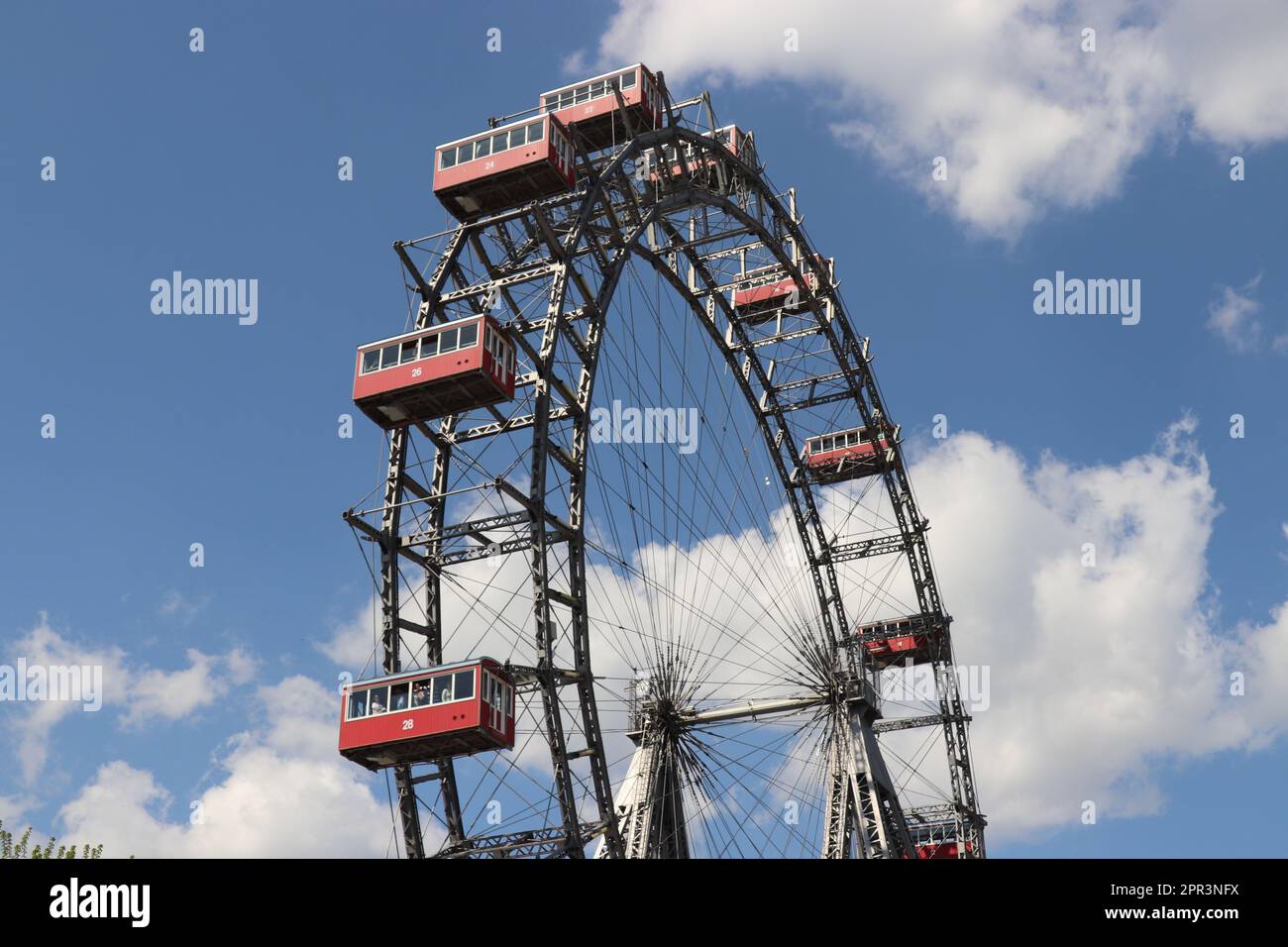 The Wiener Riesenrad Ferris Wheel, Prater ,Vienna, Austria, Europe ...