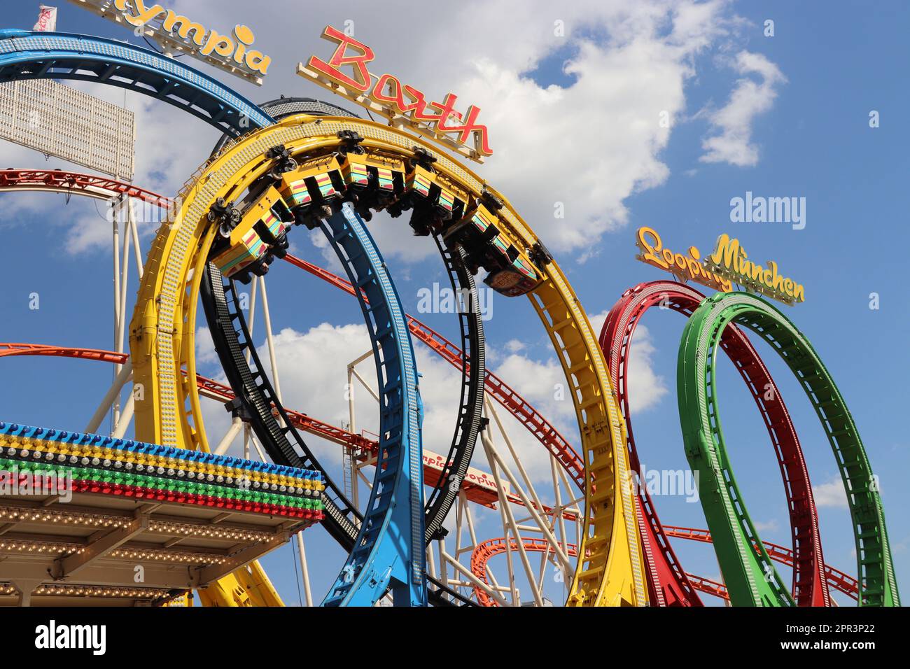 Olympia Looping at prater amusement park Vienna Stock Photo - Alamy