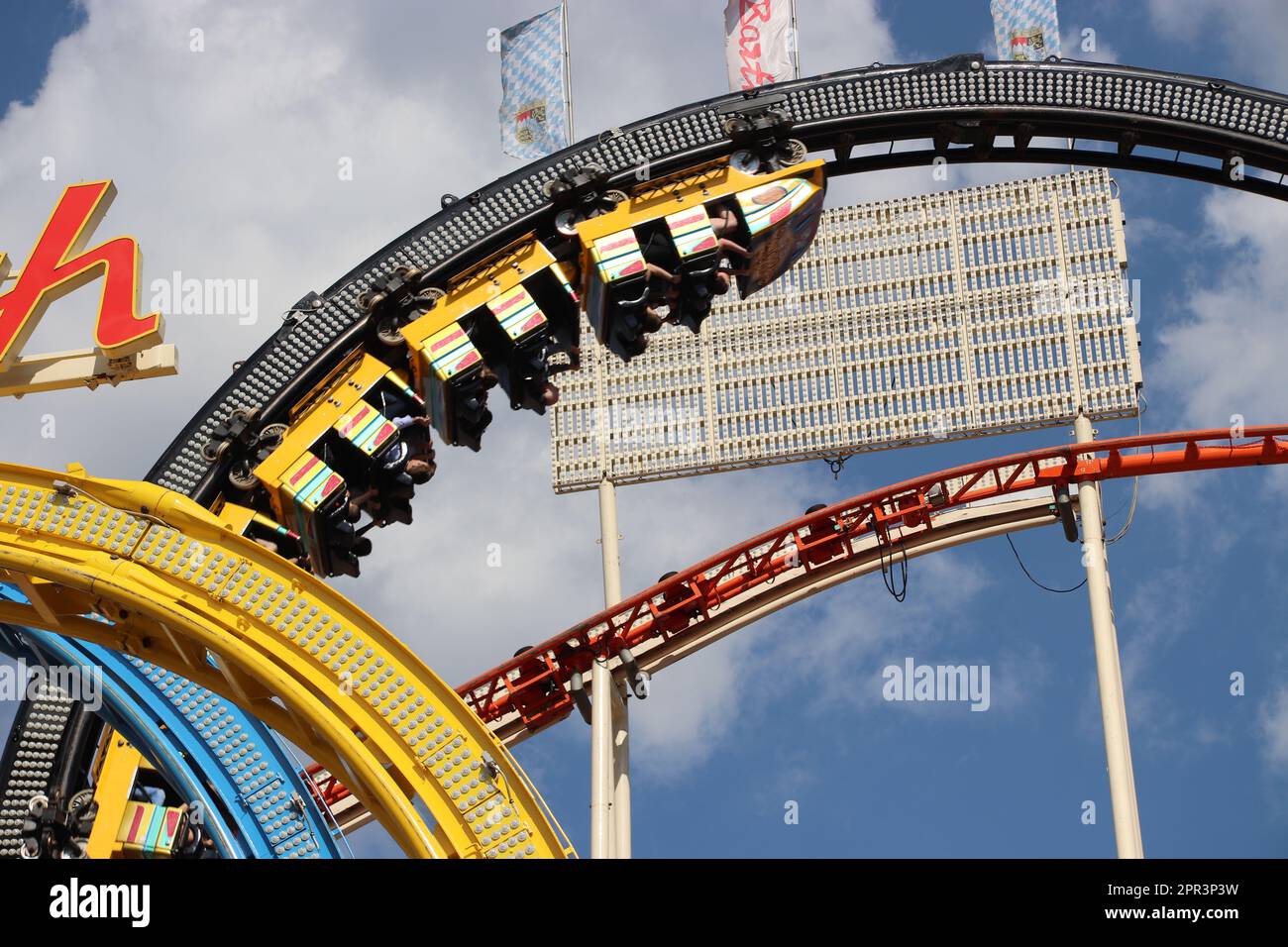 Olympia Looping at prater amusement park Vienna Stock Photo - Alamy