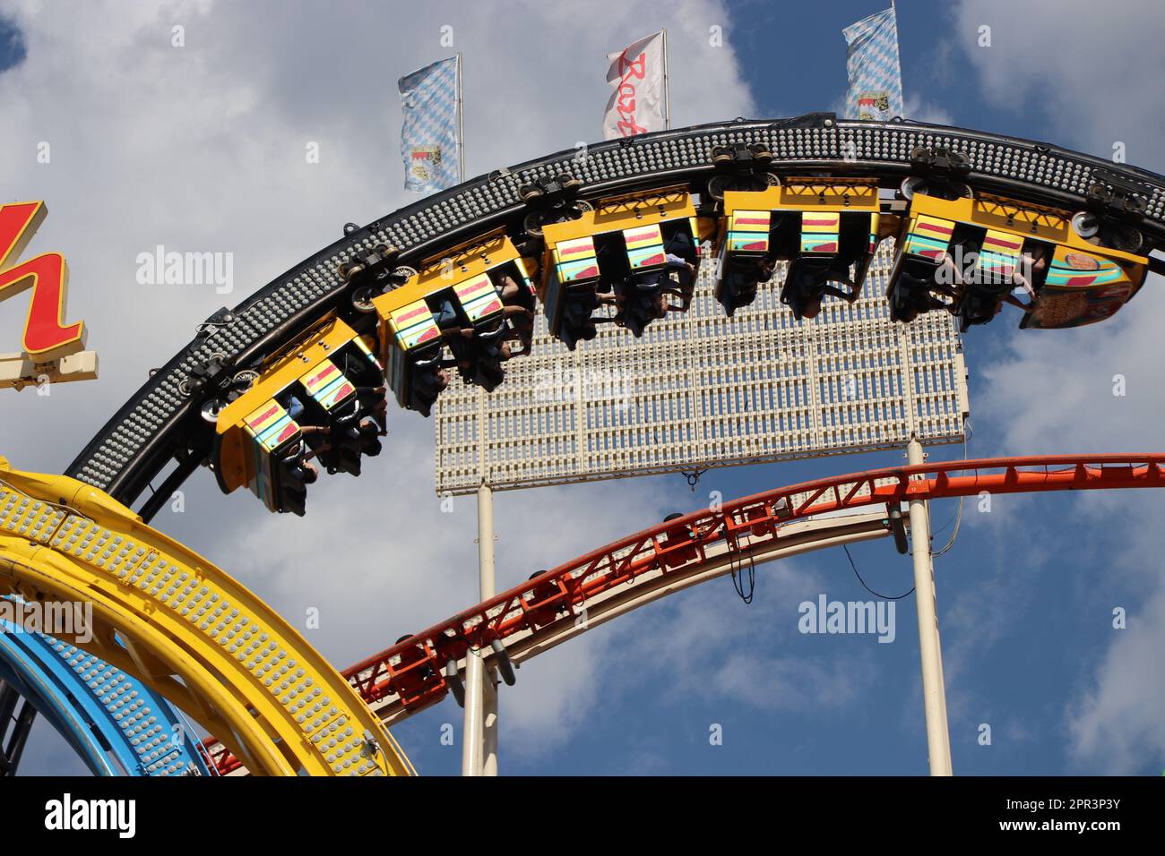 Olympia Looping at prater amusement park Vienna Stock Photo - Alamy