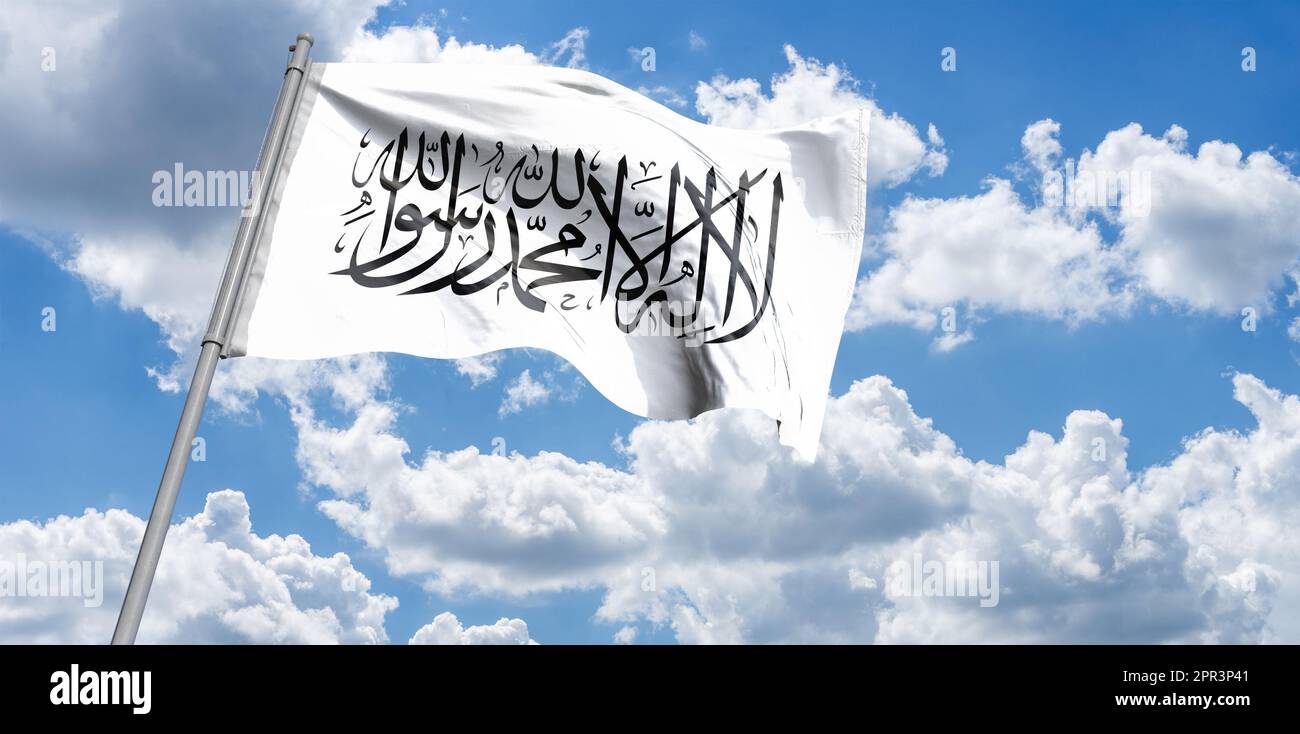 flag of Taliban. flag of Afghanistan ,Afghanistan in the power of the ...
