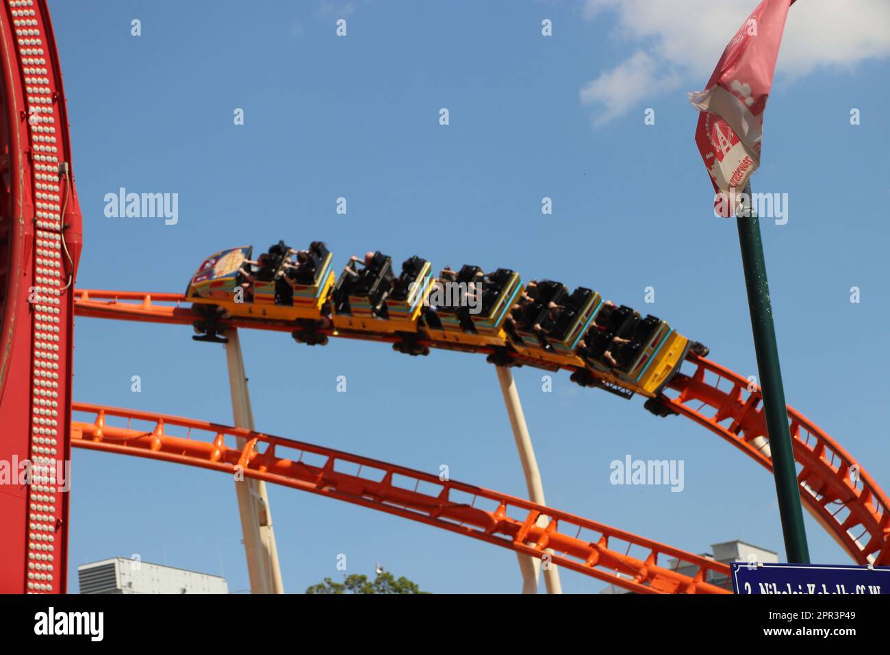 Olympia Looping at prater amusement park Vienna Stock Photo - Alamy