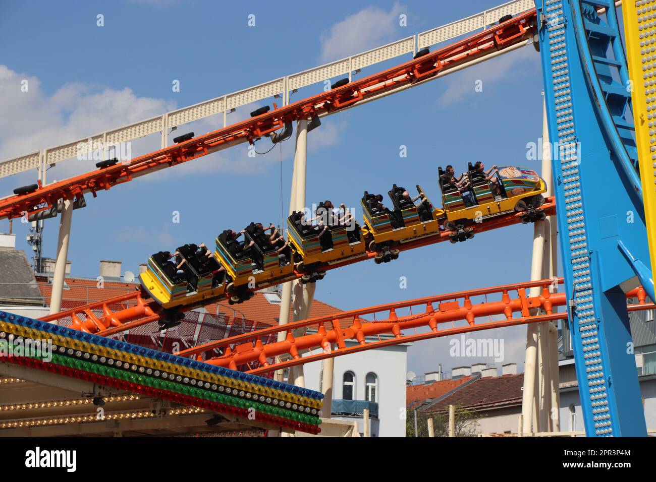 Olympia Looping at prater amusement park Vienna Stock Photo - Alamy