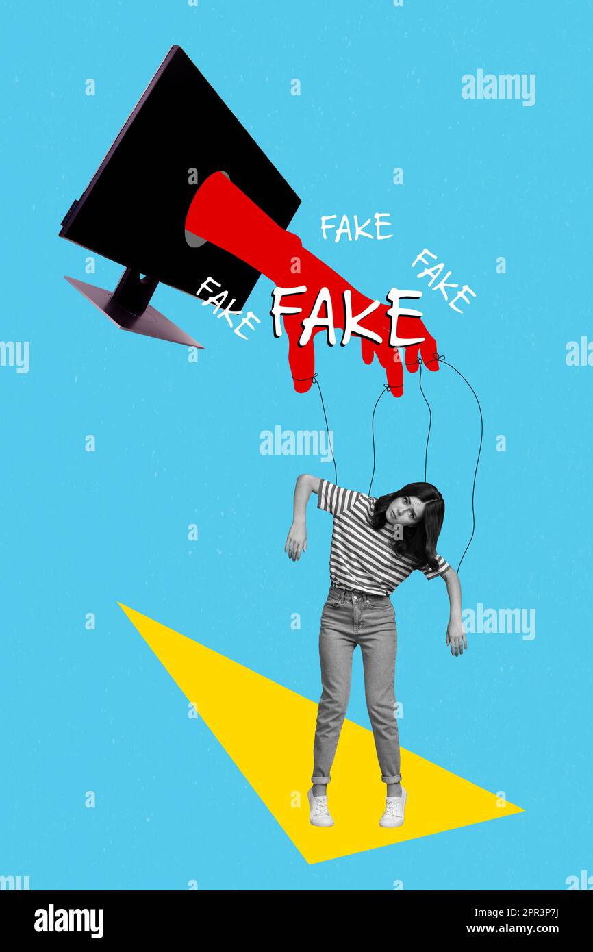 Photo manipulation computer display collage authority marionette ...