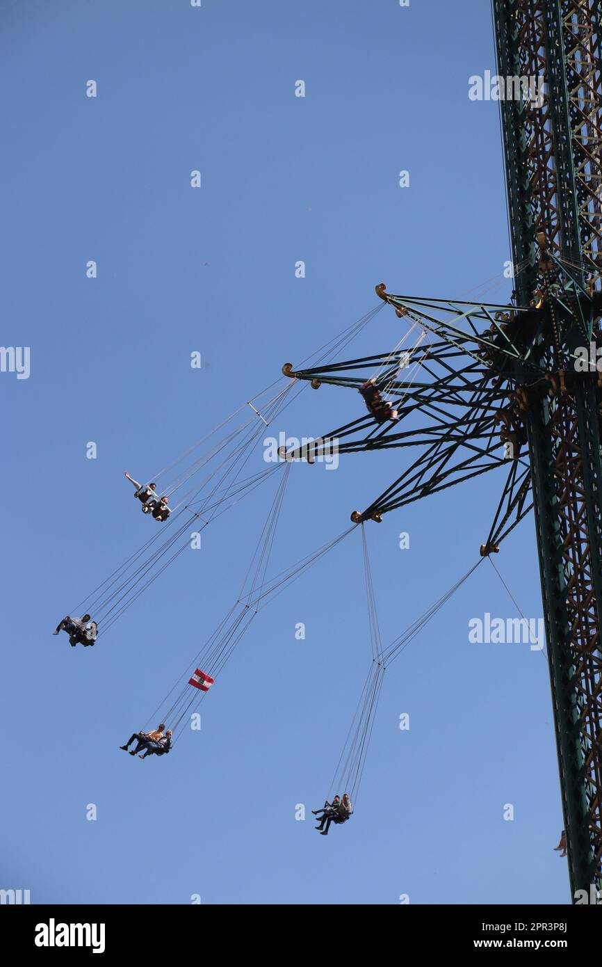 Ride in the prater tower hi-res stock photography and images - Alamy