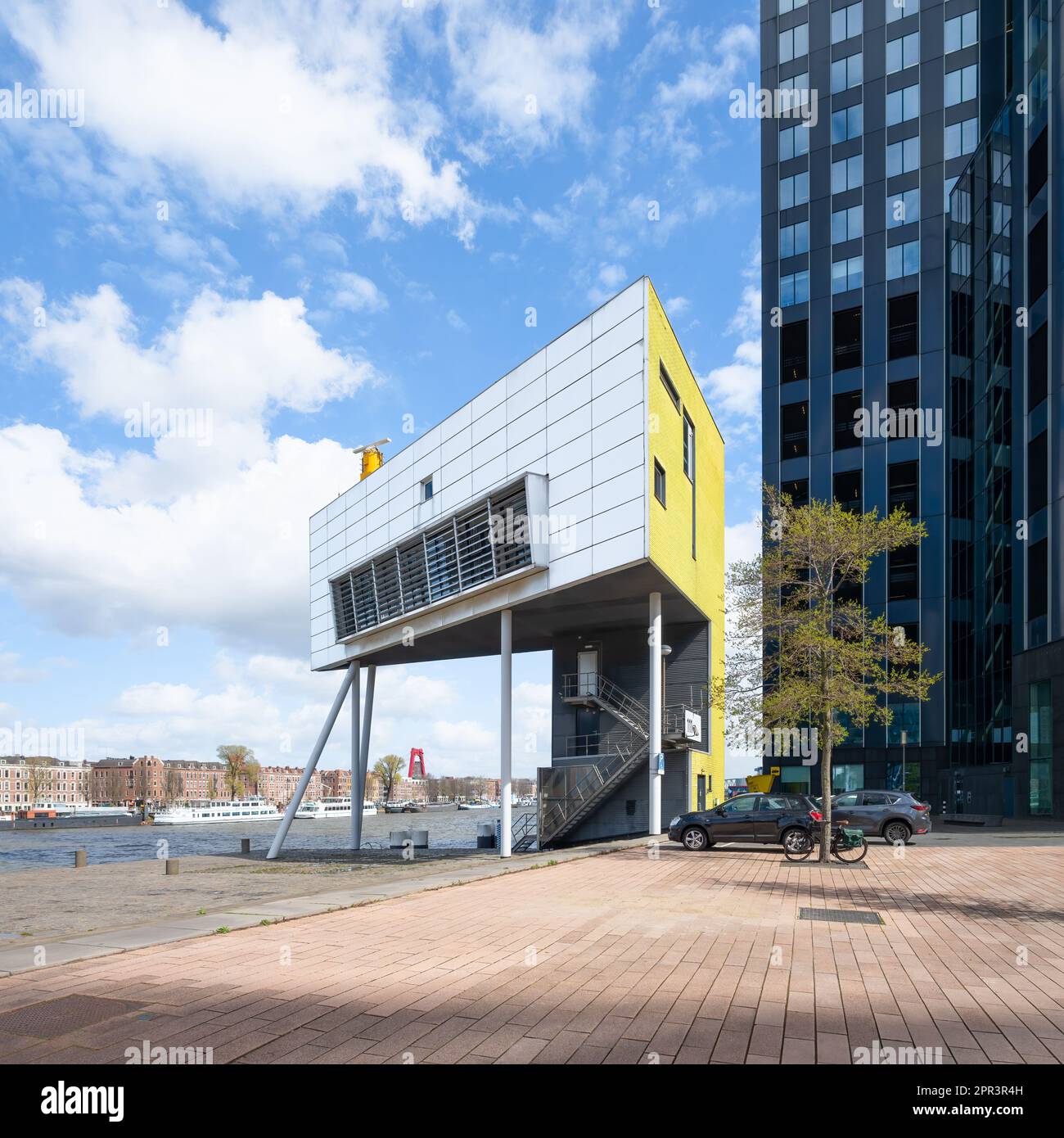 Rotterdam, Netherlands - Bridgewatcher's House and quayside development ...